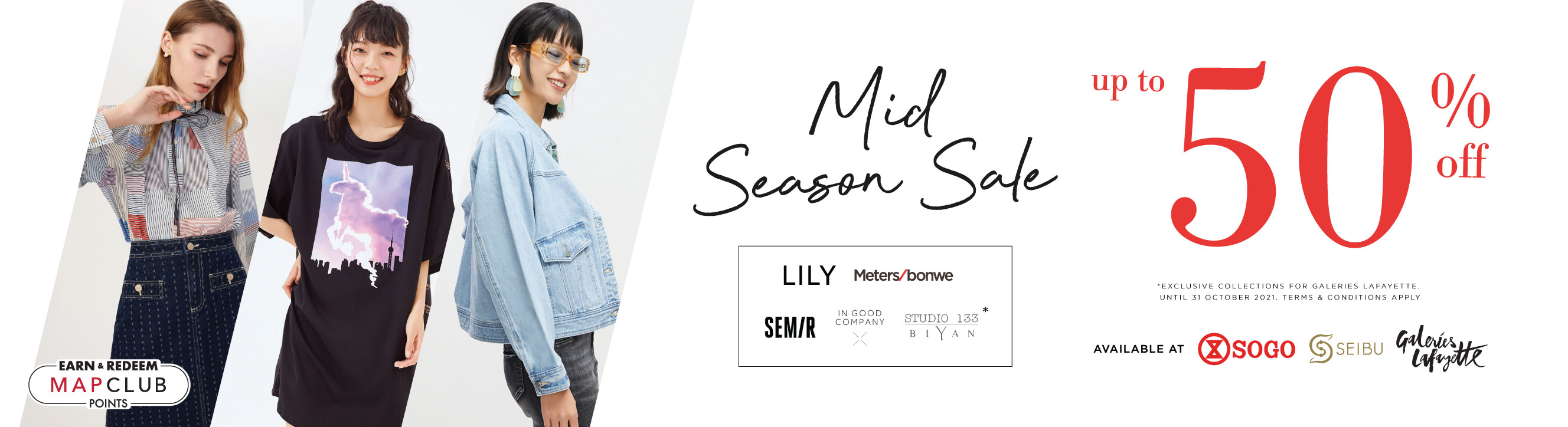 Promo Mid Season Sale Fashion Branded | Mapclub.com
