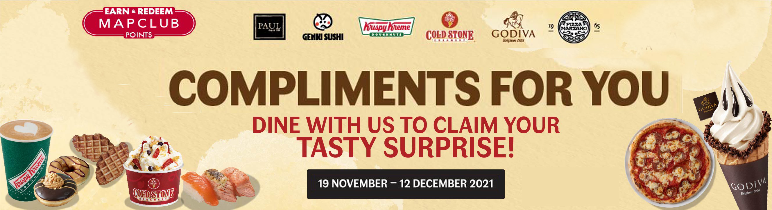 Promo Outlet Makanan Compliments For You | Mapclub.com