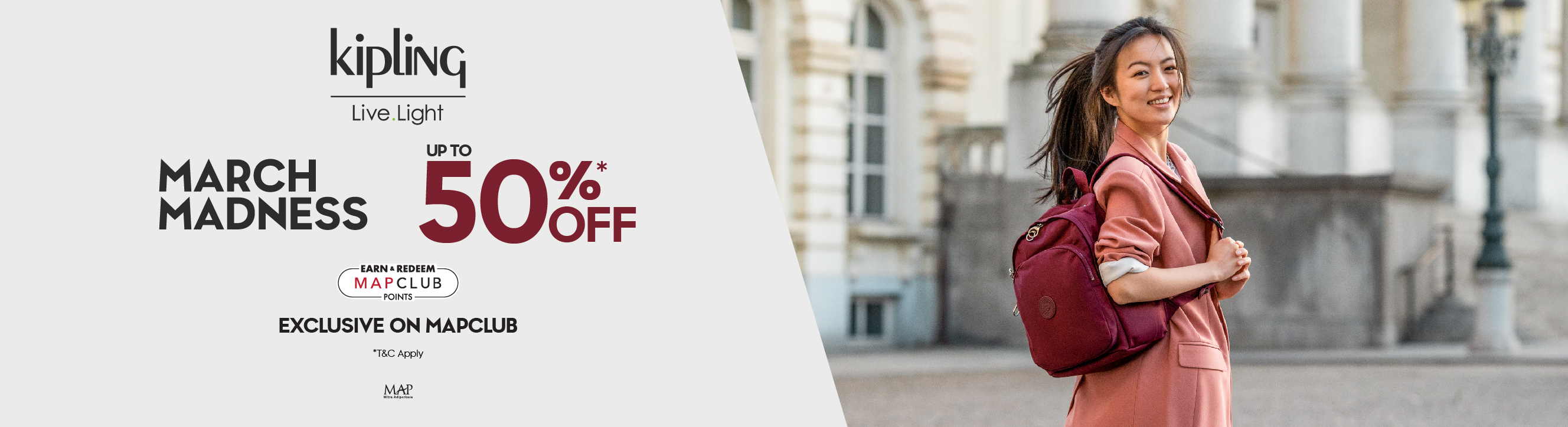 Promo Kipling Mid Season Sale Original Terbaru | Mapclub.com