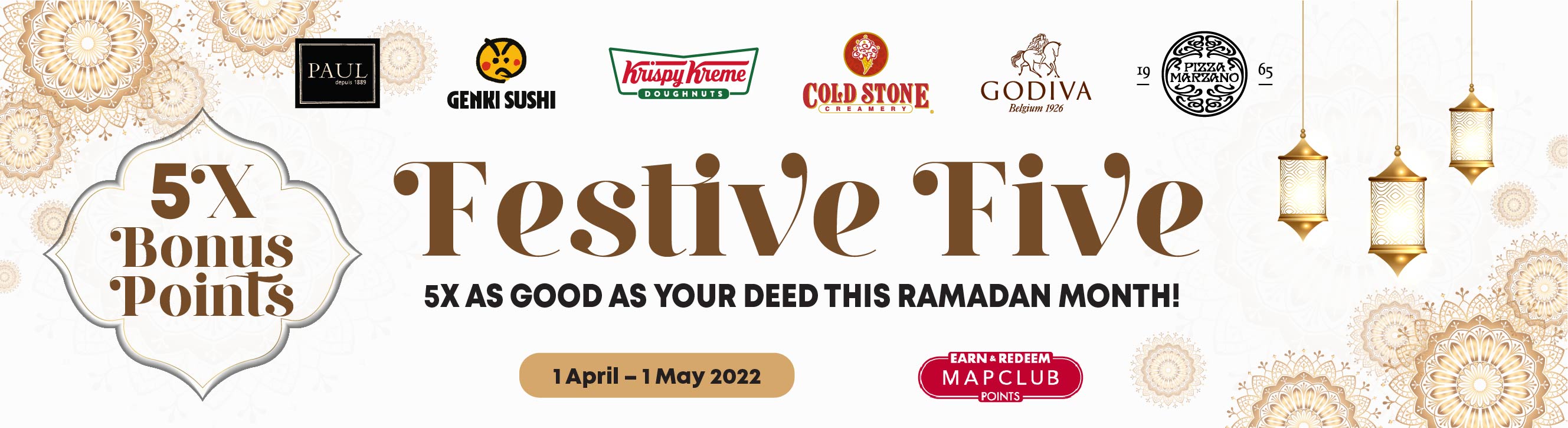 Bonus 5X MAPCLUB Points And Cashback Points 20% For First Purchase ...