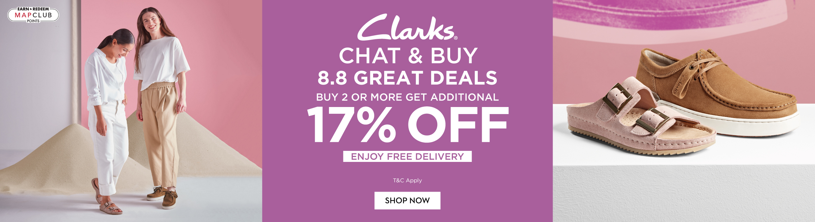Promo Shoping Festival Clarks Original Terbaru | Mapclub.com