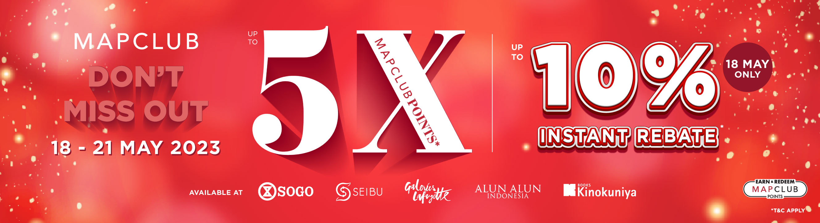 Department Stores Get up to 5X Mapclub Point - Diskon Fashion Branded ...