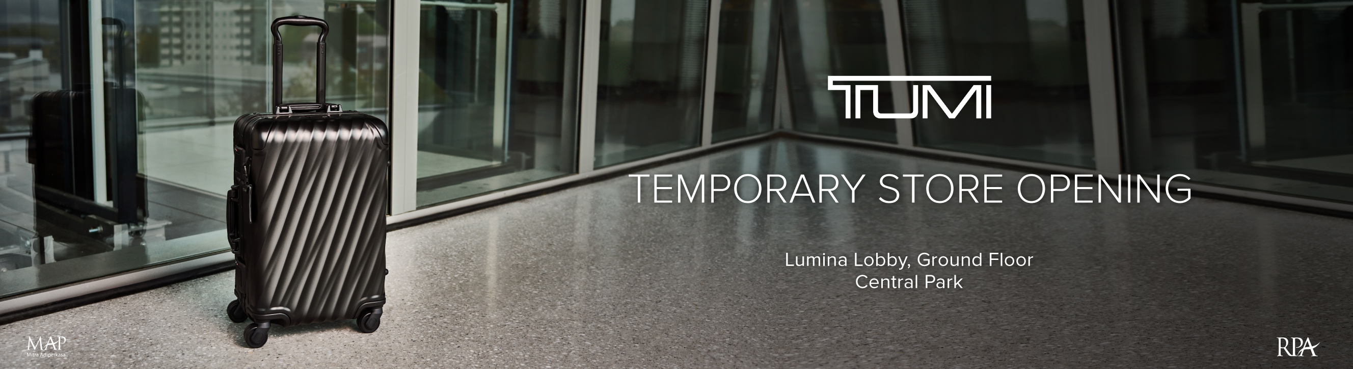TUMI Temporary Store at Central Park, Tumi - Diskon Fashion Branded | Mapclub.com