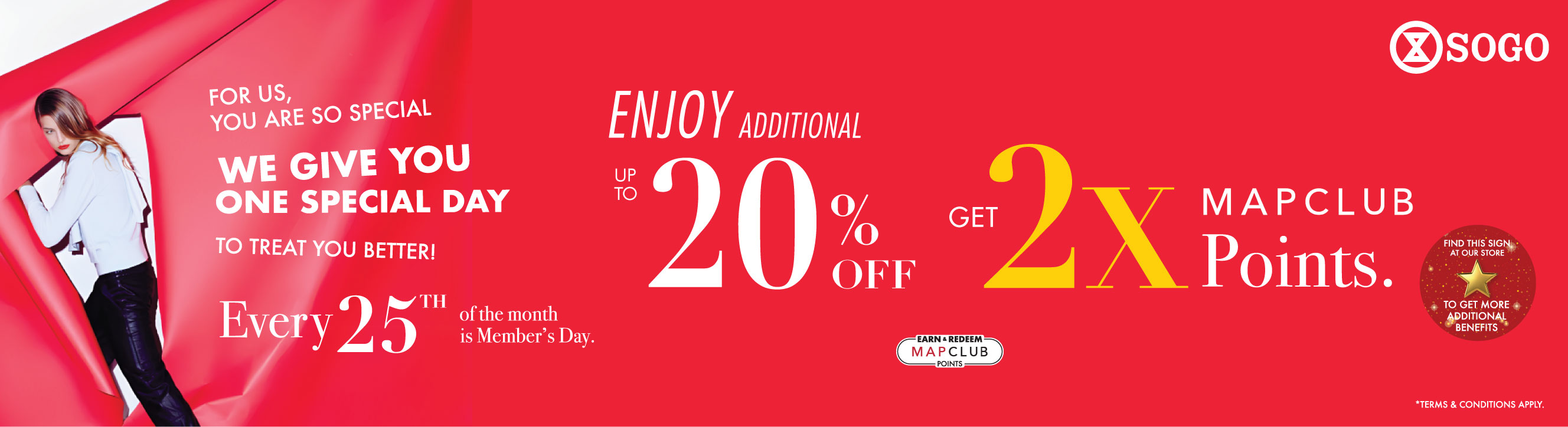 SOGO Members Day - Diskon Fashion Branded | Mapclub.com