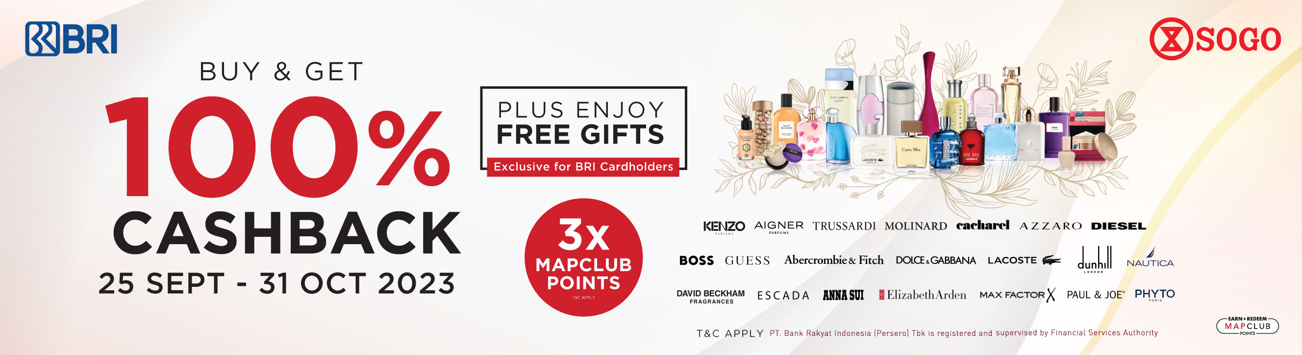 [SOGO] BUY & GET 100% CASHBACK, Sogo - Diskon Fashion Branded | Mapclub.com