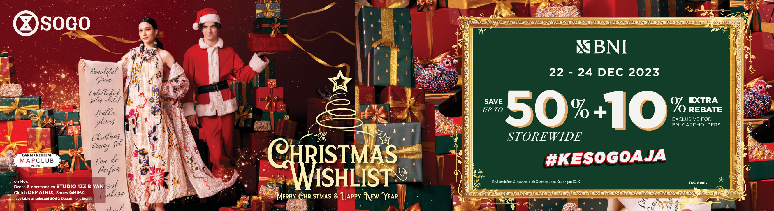 [SOGO] Christmas Celebration - Diskon Fashion Branded | Mapclub.com