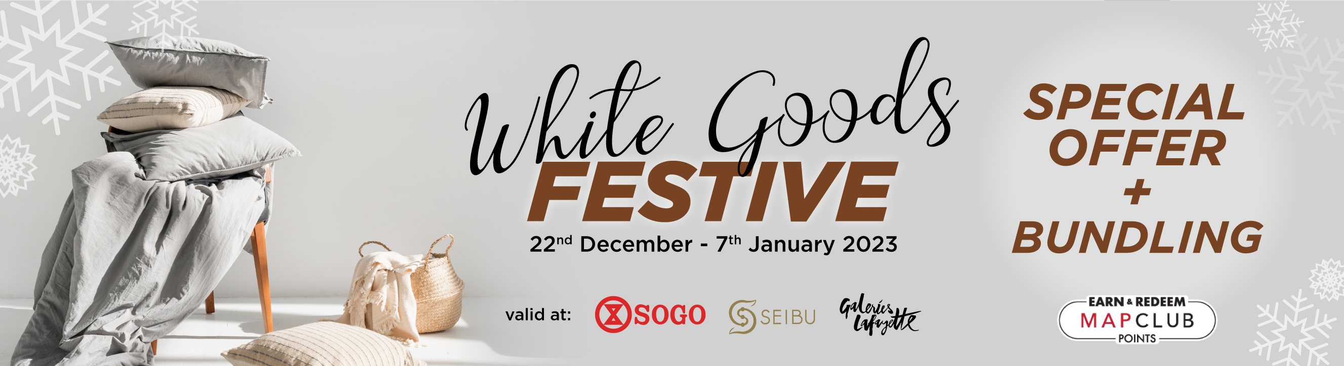 SOGO SEIBU Galeries Lafayette - White Goods Festive - Diskon Fashion ...