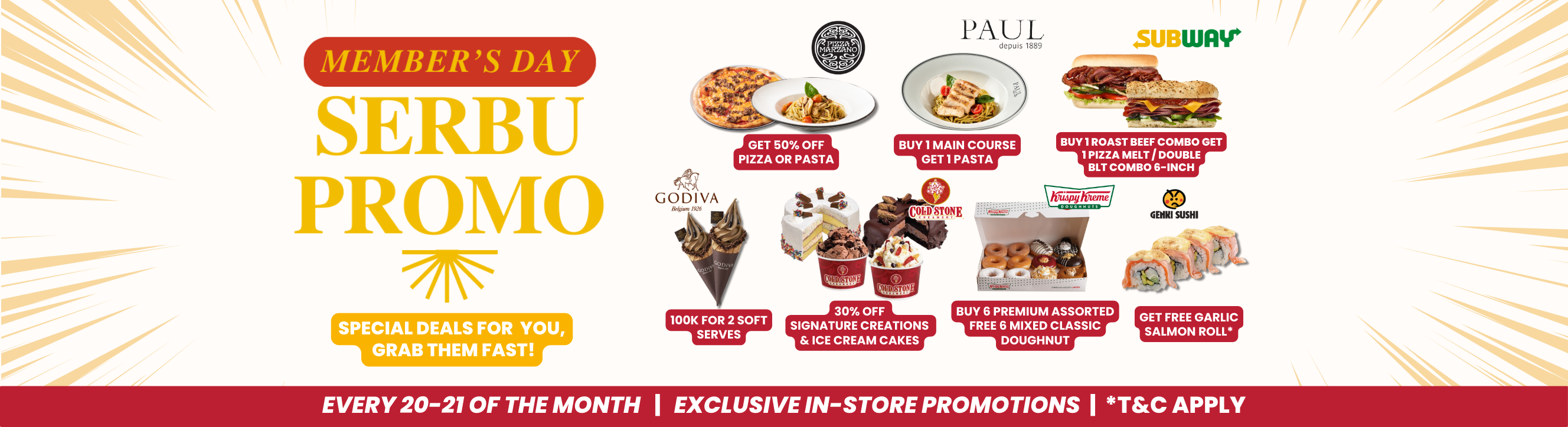 FNB - Members Day: Serbu Promo Maret - Diskon Fashion Branded | Mapclub.com