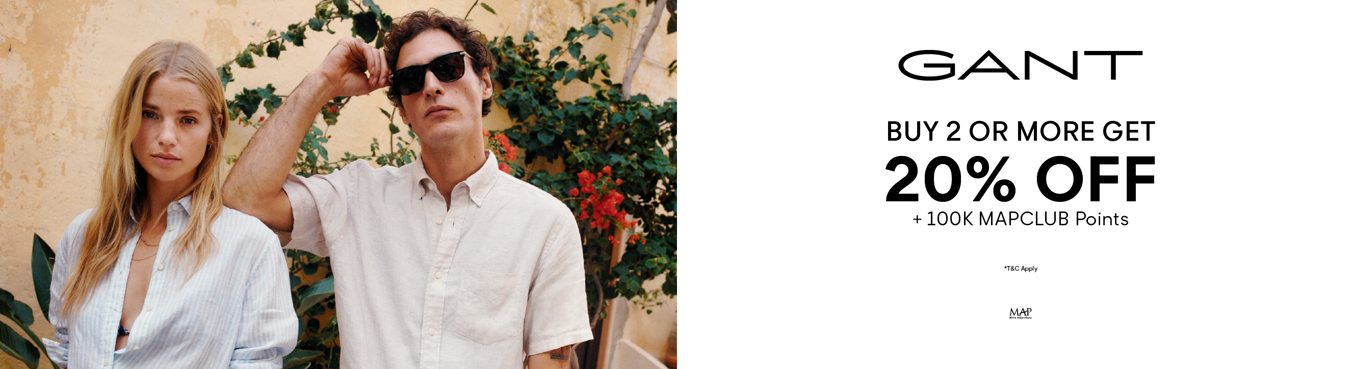 GANT Weekend Promotion - Diskon Fashion Branded | Mapclub.com