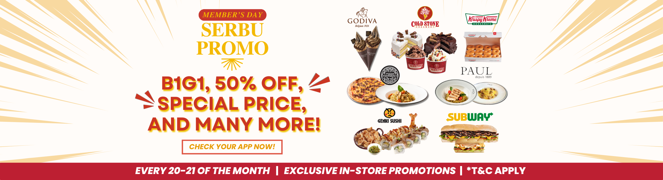 F&B - Members Day: Serbu Promo June- Diskon Fashion Branded | Mapclub.com