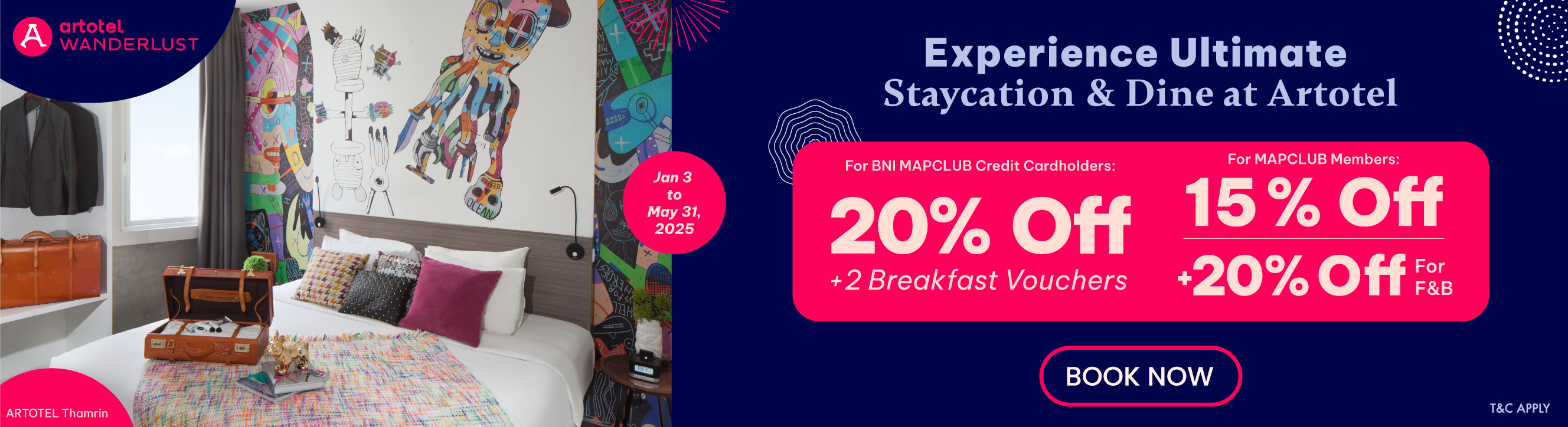 MAPCLUB x Artotel Wanderlust Exclusive Promo - Diskon Fashion Branded ...