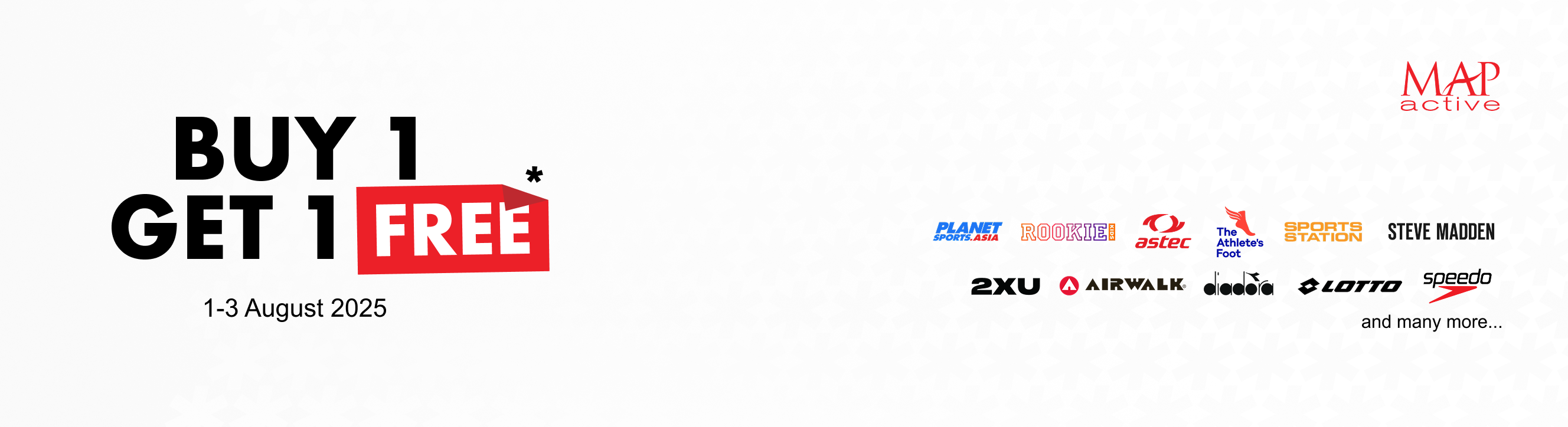 MAP ACTIVE Buy One Get One Free