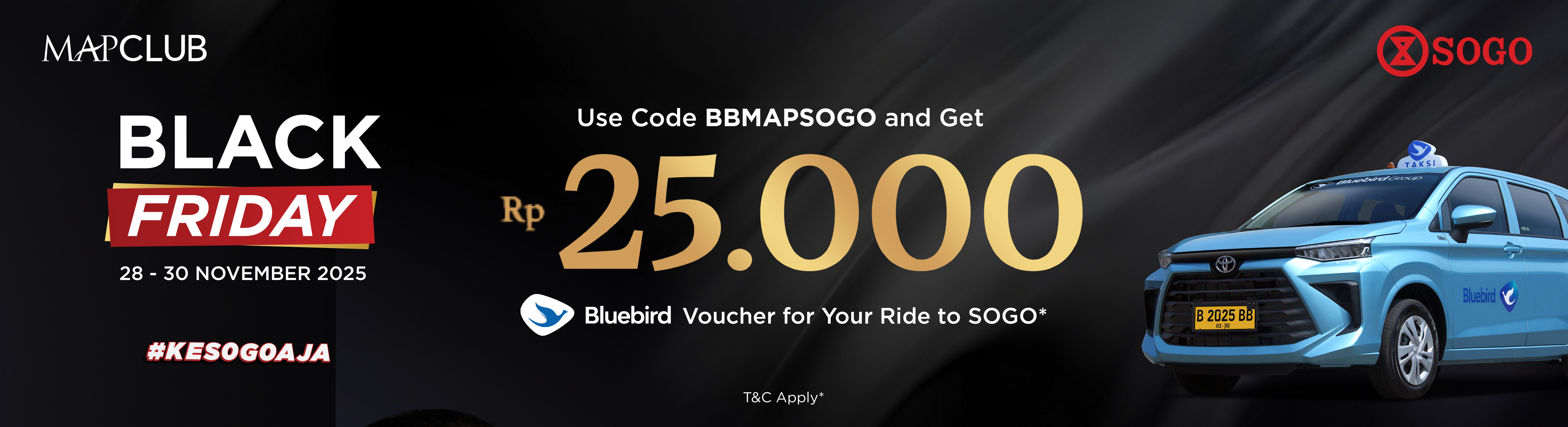 [SOGO] Bluebird Black Friday